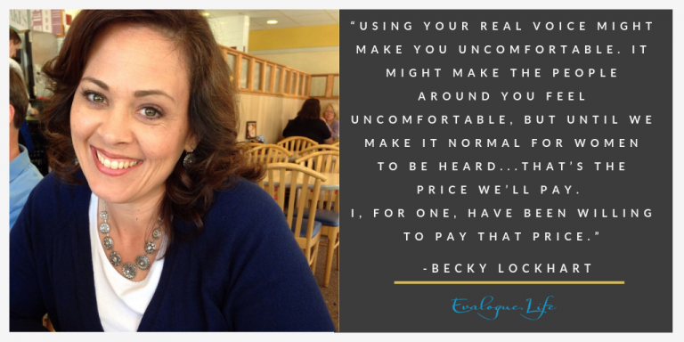 Becky - using your real voice - Tell Your Story with Evalogue.Life