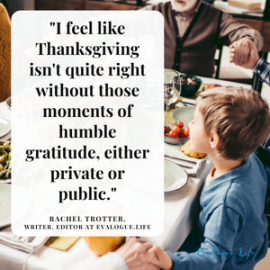 Telling Thanksgiving stories are a great way to spend this holiday.