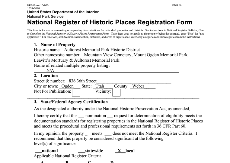 National-Register - Tell Your Story with Evalogue.Life