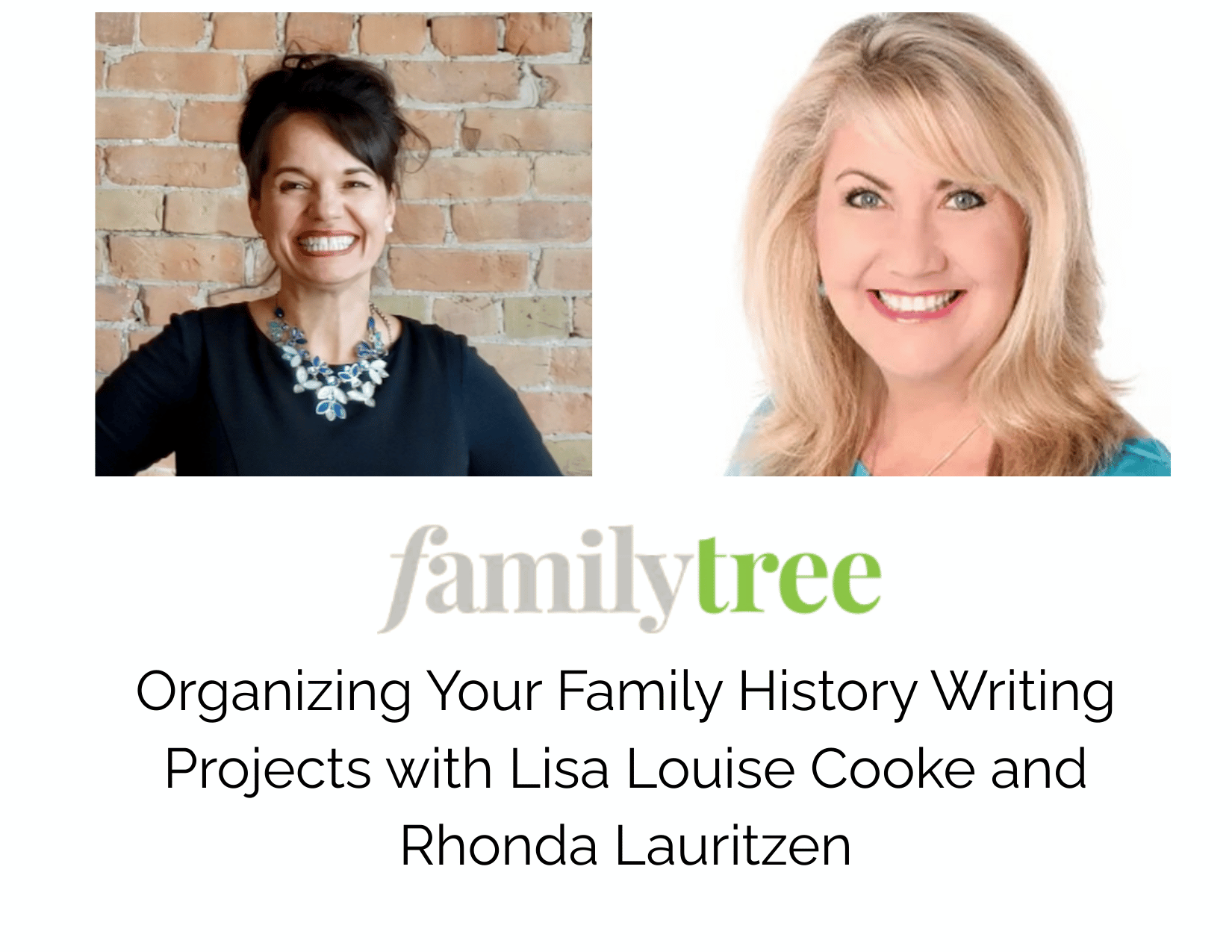 Family Tree Magazine Lisa Louise Cooke - Tell Your Story with Evalogue.Life